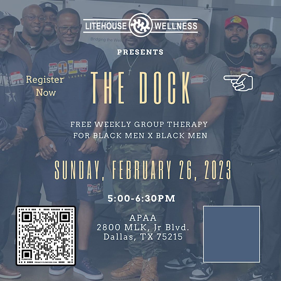 The Dock: Group Processing for Black Men, December 10 2023 | Online ...