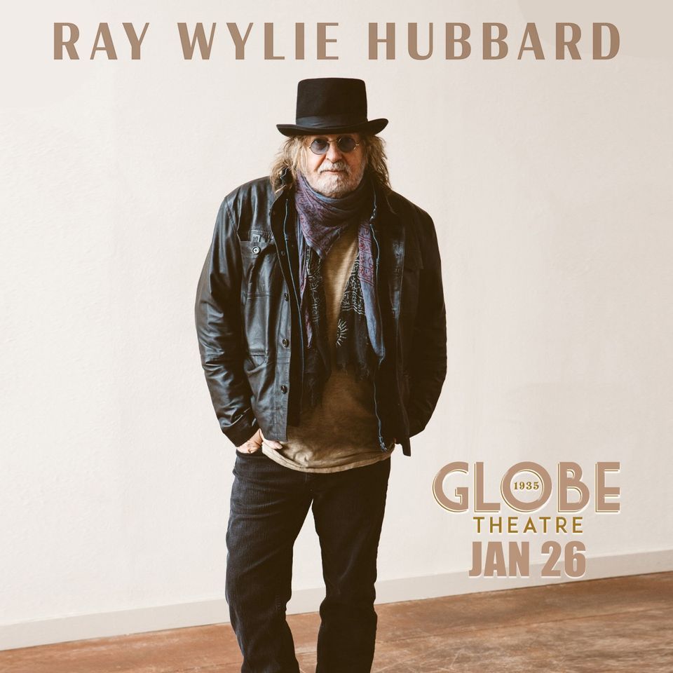An Evening With Ray Wylie Hubbard, Globe Theatre TX, Bertram, January ...