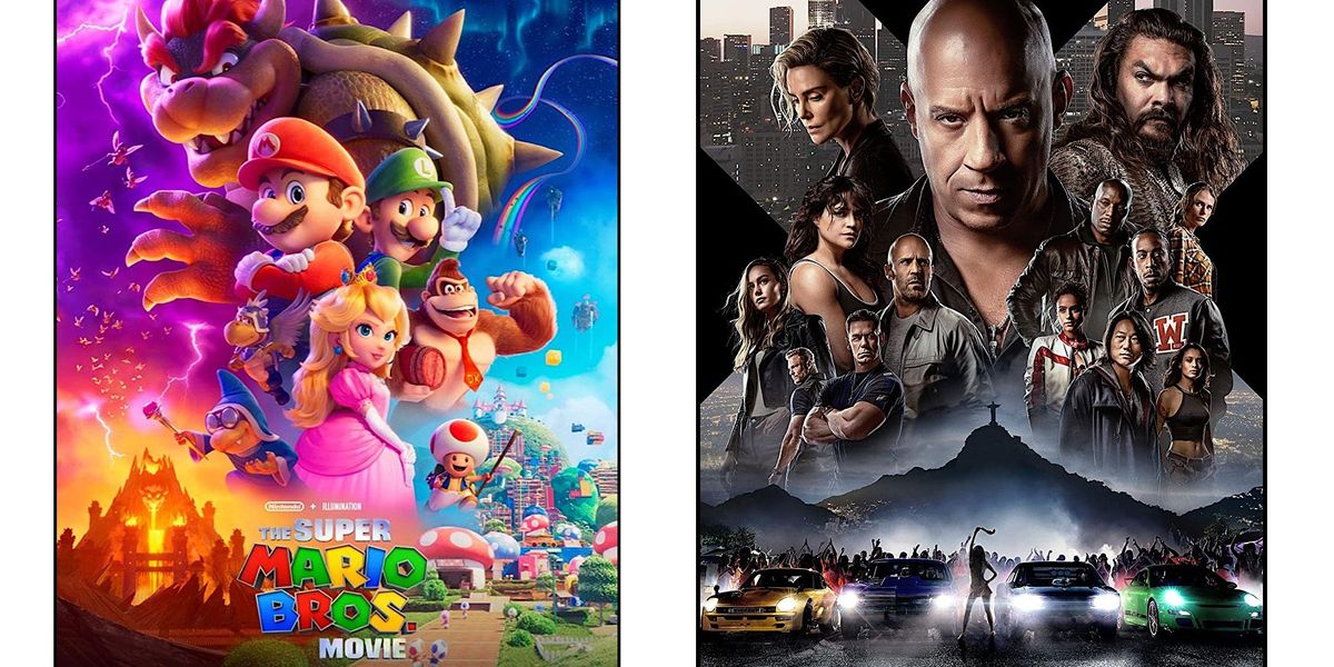 1.) The Super Mario Bros Movie 2.) Fast X, The Mustang Drive-In PEC ...