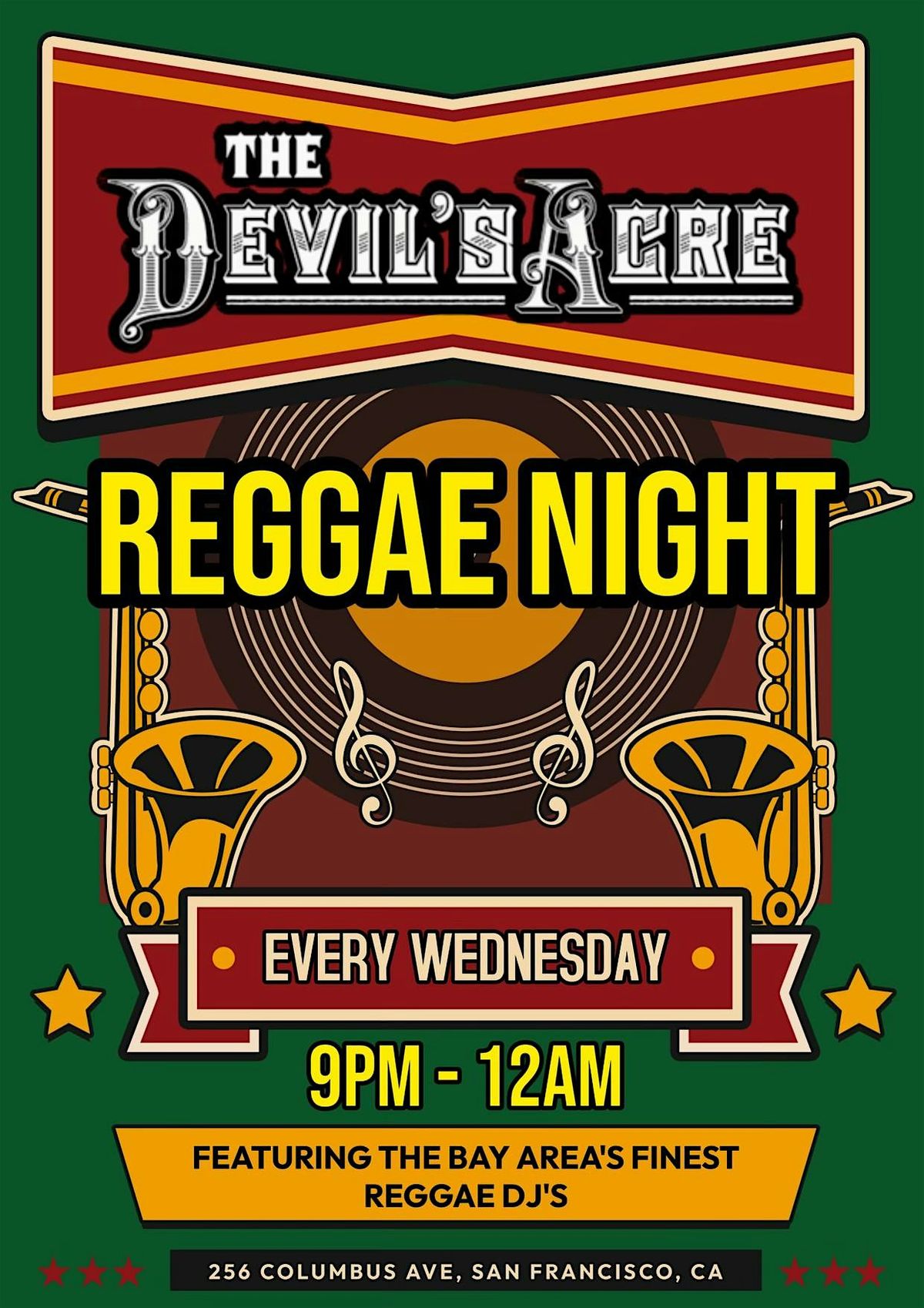 Reggae Night Every Wednesday, 256 Columbus Ave, San Francisco, 17 ...