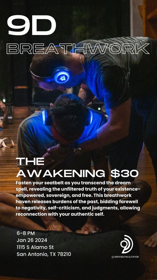 9D Breathwork - The Awakening, MBS Fitness King William, San Antonio, January 26 2024 | AllEvents.in