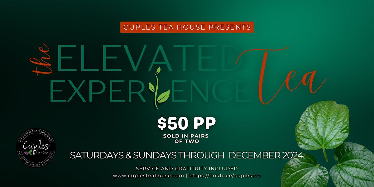 THE ELEVATED TEA EXPERIENCE | FOR 2 | SUMMER EDITION, Cuples Tea House ...