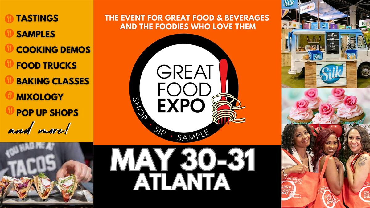 Great Food Expo, Shop Sip Sample May 30-31 Pop Up Shops, Tastings ...
