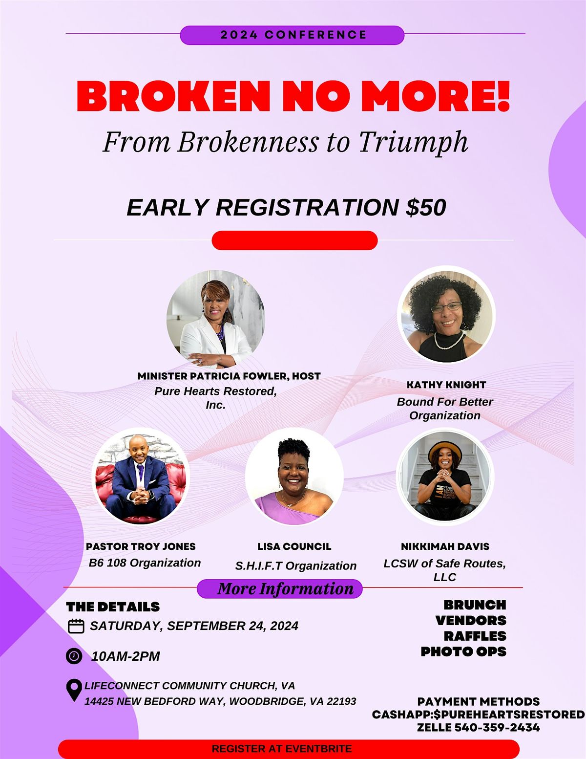 2024 Broken No More Conference, Woodbridge - LifeConnect Community ...