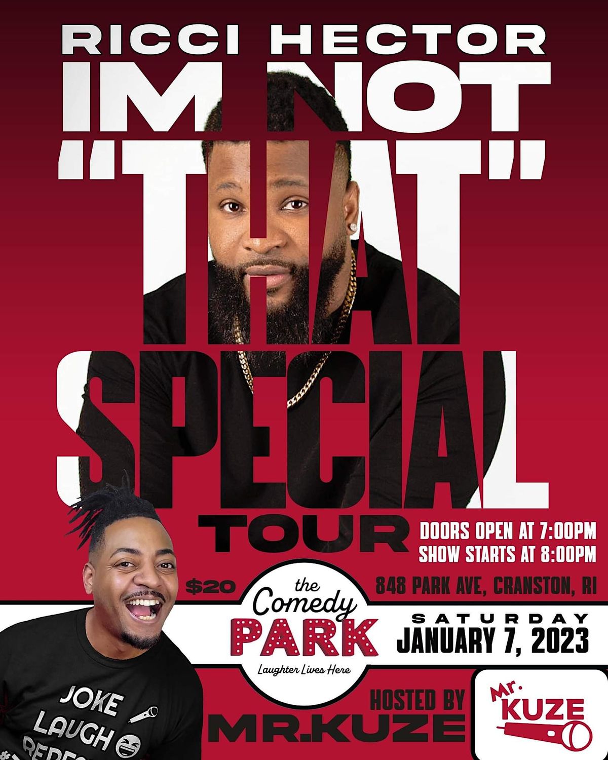 Ricci Hector Im Not That Special Comedy Tour At The Comedy Park, the ...
