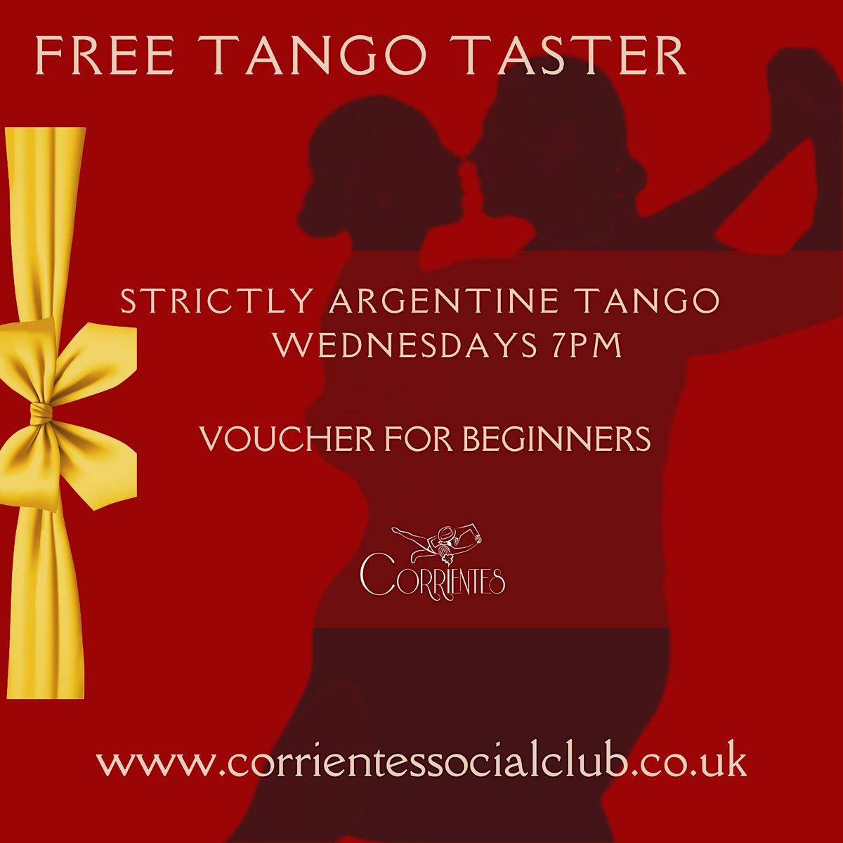 FREE TANGO TASTER BEGINNERS, 7PM No Previous Experience or Partner ...