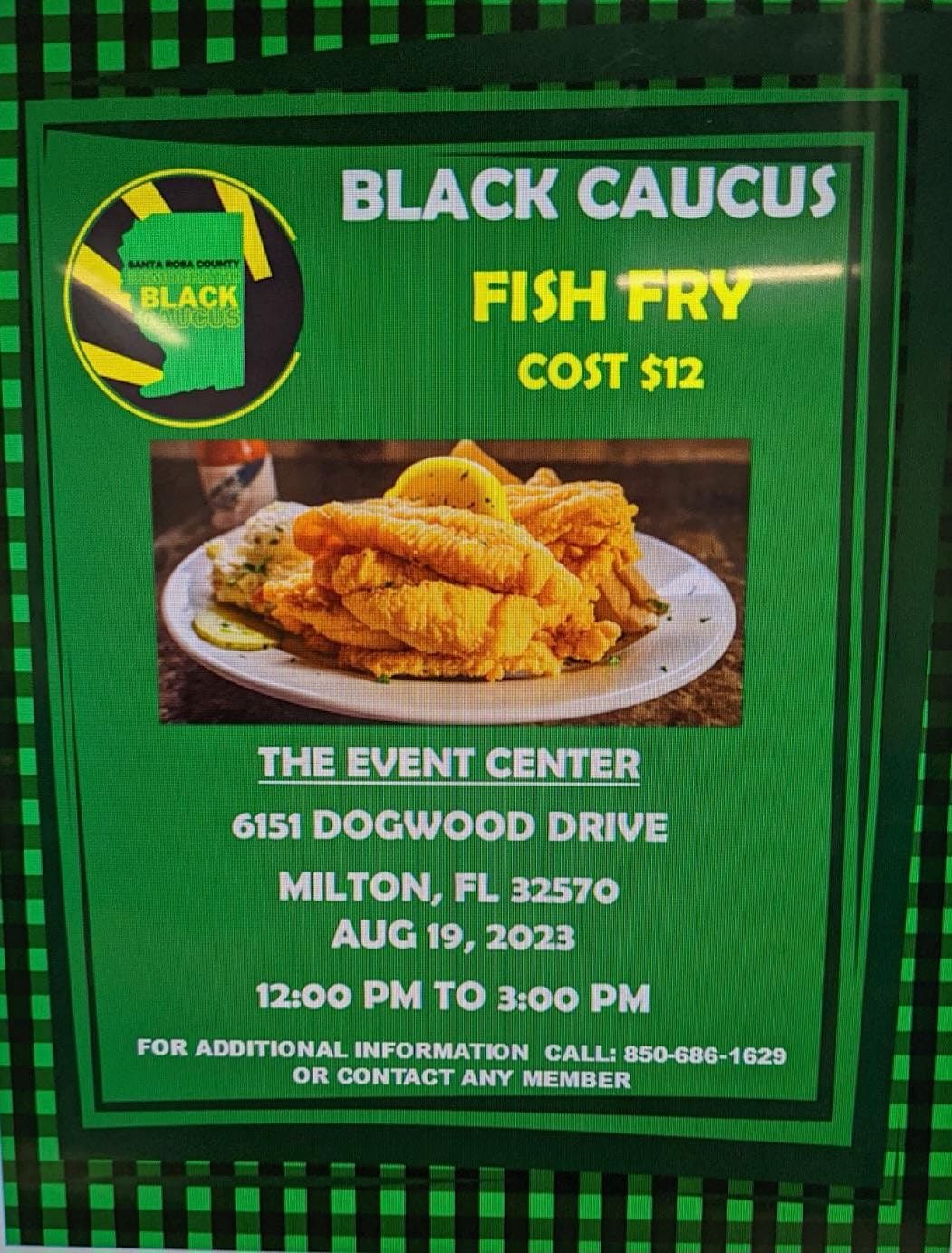 Santa Rosa DBC Annual Fish Fry, The Event Center, Milton, 19 August ...