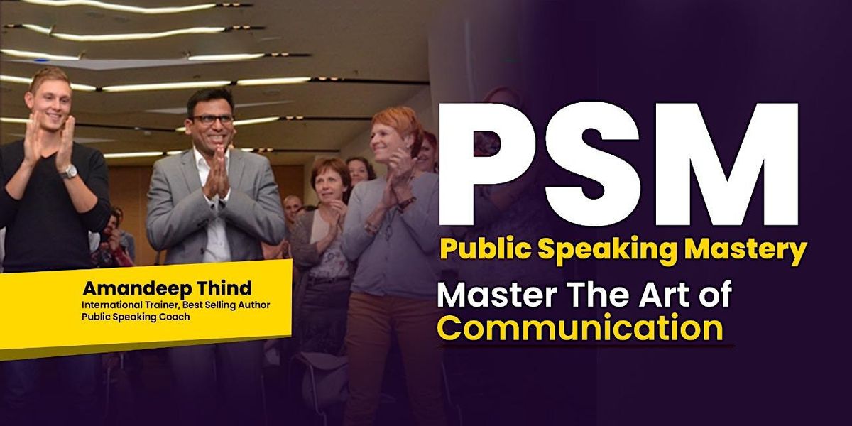 Public Speaking Mastery, December 15 to December 17 | Online Event ...