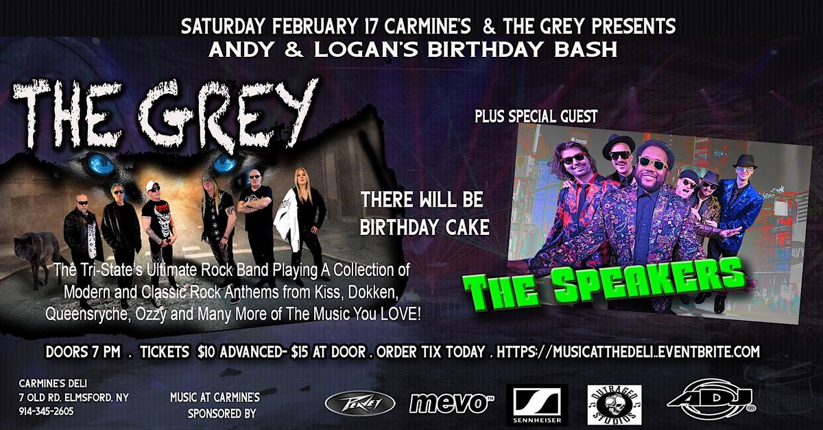 The Grey Live @ Carmines + Sing-Along w/ Plude, 7 Old Road, Elmsford ...