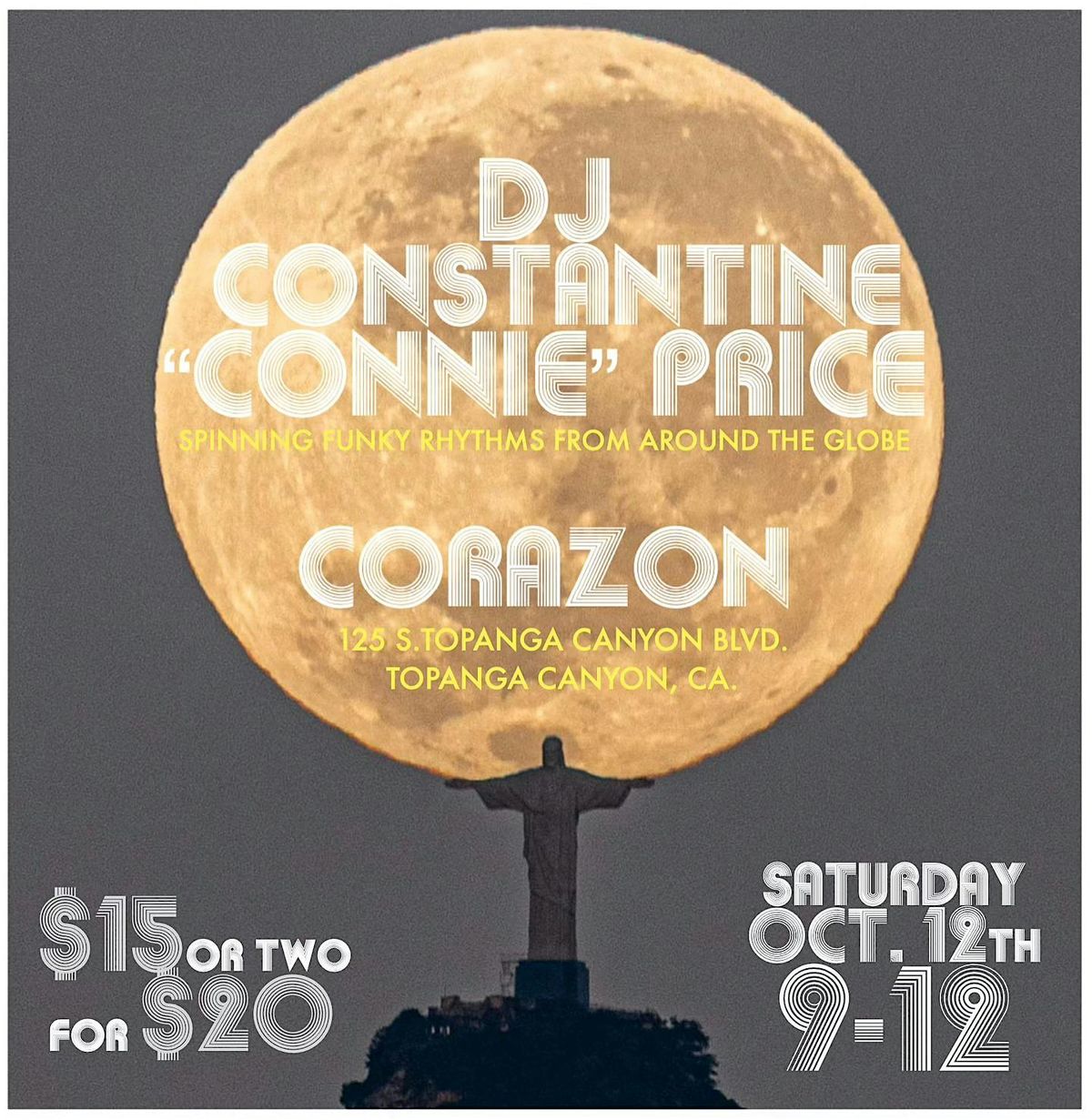 Topanga Towns 2nd Saturday with DJ Constantine “Connie” Price (aka Dan ...