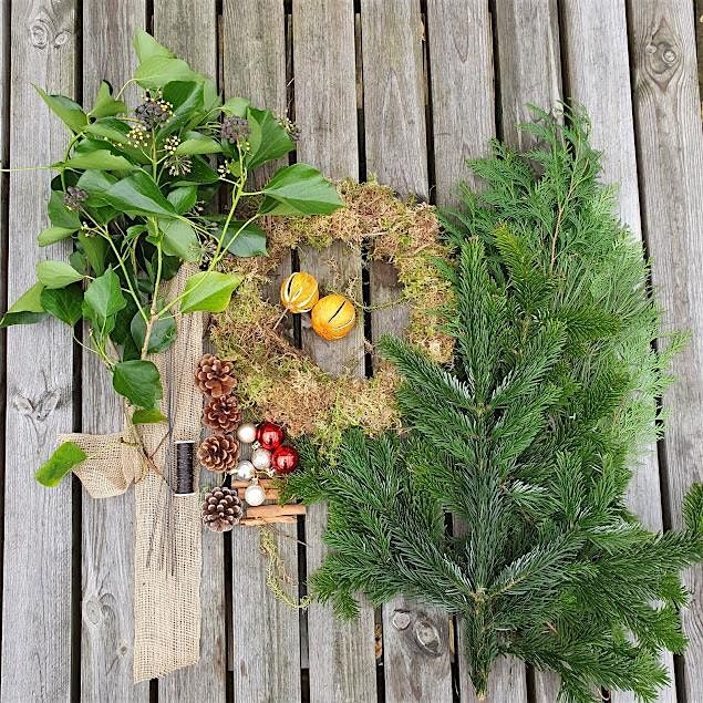 Christmas wreath making evening at Hangstones Pavilion, Hangstones ...