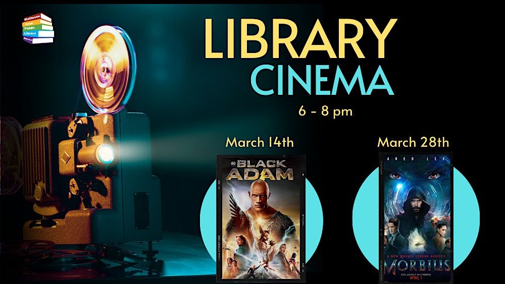Library Cinema: Black Adam, Matteson Area Public Library District, 14 ...