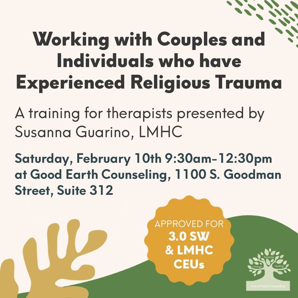 CEU Training: Working with Couples and Individuals who have Experienced ...