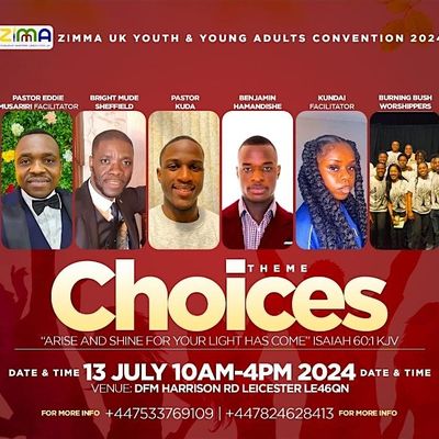 ZIMMA UK YOUTH & YOUNG ADULTS CONVETION 2024, DISCIPLES FELLOWSHIP ...