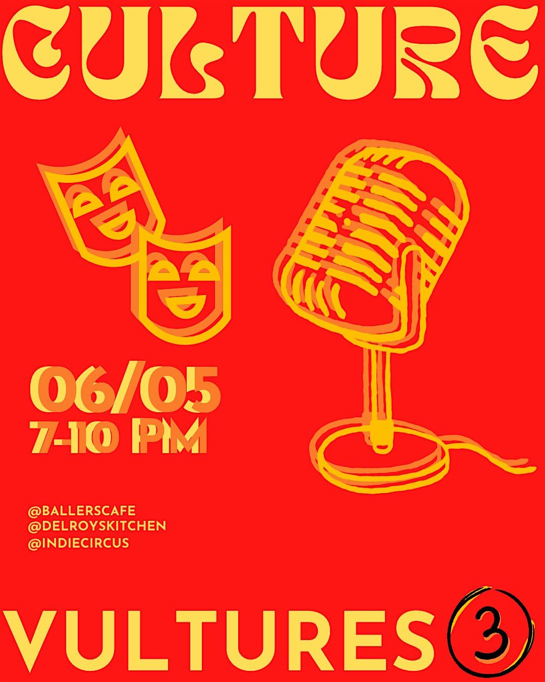 Culture Vultures 3, 1 E 32nd St, Brooklyn, 5 June 2024 | AllEvents.in