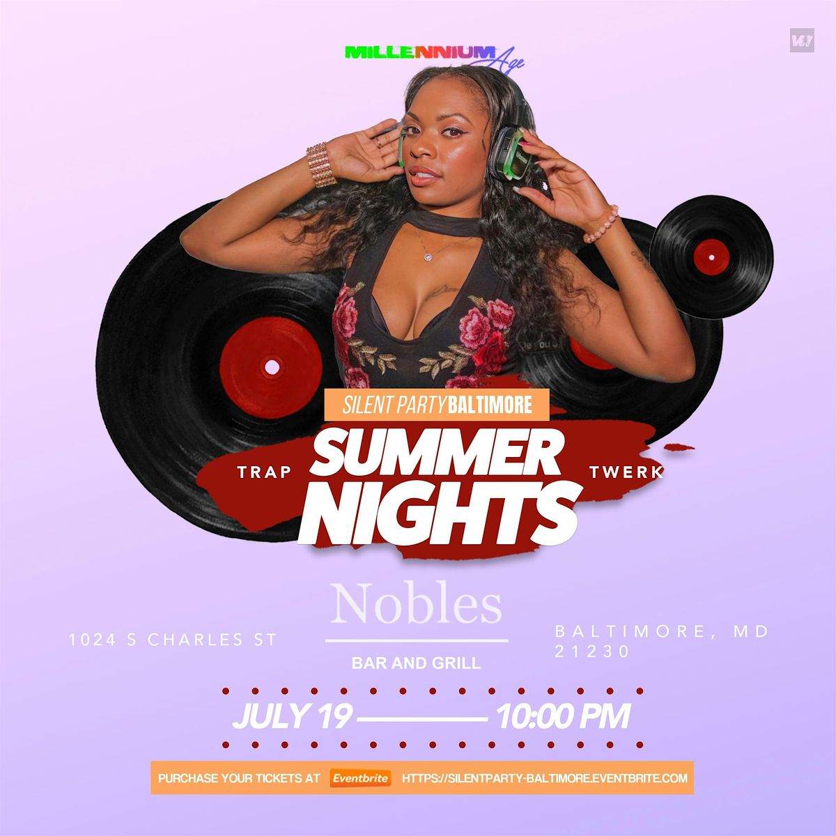 SUMMER NIGHTS BALTIMORE* TRAP VS TWERK EDITION ( SILENT PARTY), Noble Bar and Grill, Baltimore ...