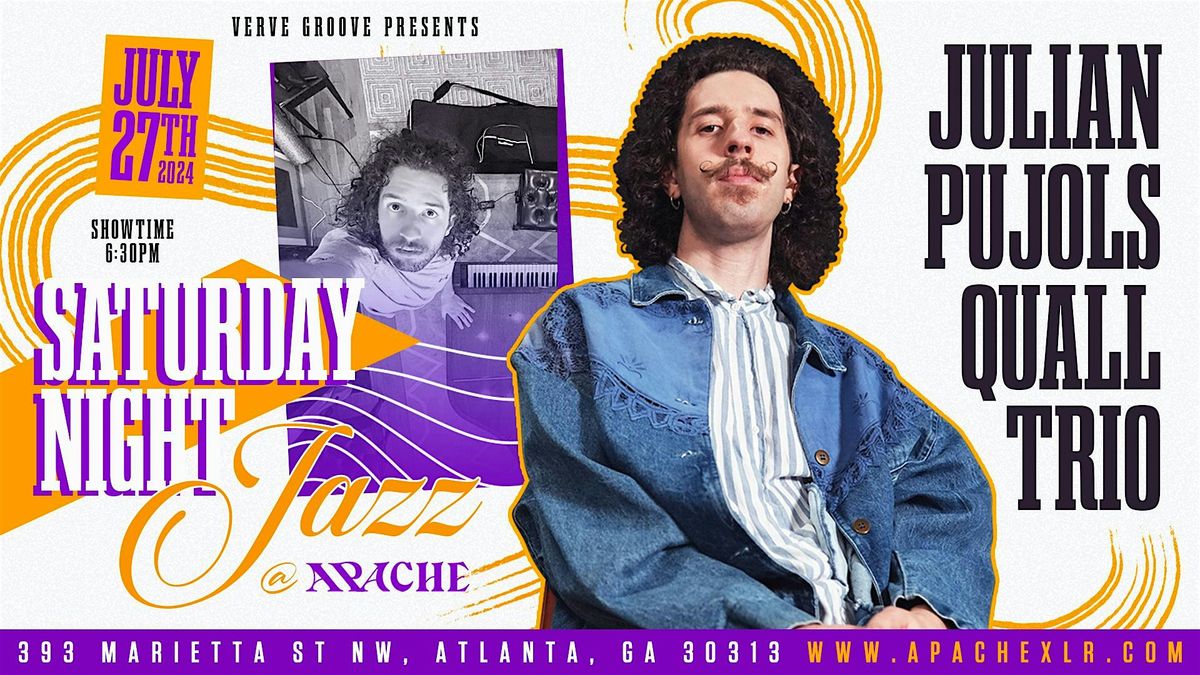 Saturday Night Jazz @ The Apache: Julian Pujols Quall Trio, Apache XLR ...