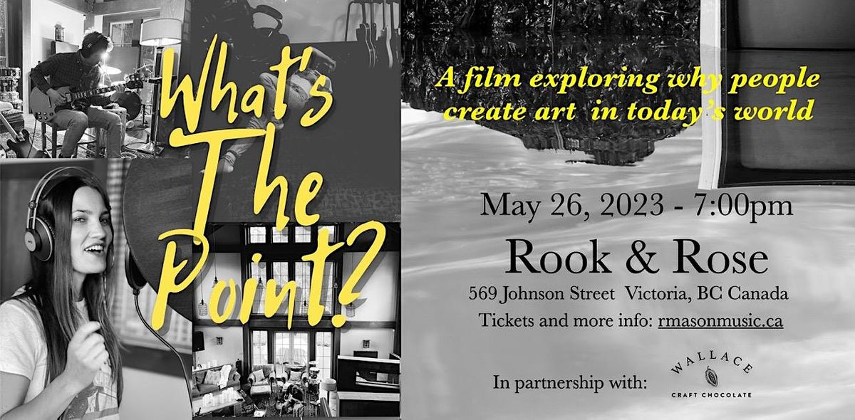 Film Premiere Whats The Point?, Rook & Rose, Victoria, 26 May 2023 ...