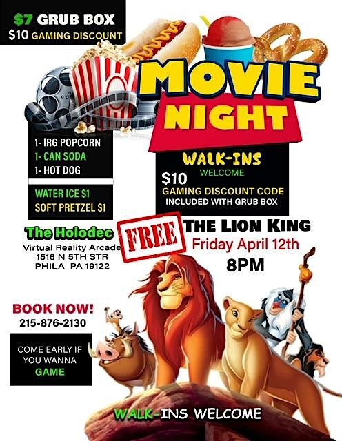 Friday Night Free Family Movie Night, 1516 N 5th St, Philadelphia, 12 ...