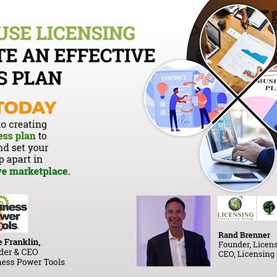 How to Create an Effective Business Plan with Licensing, June 13 to ...