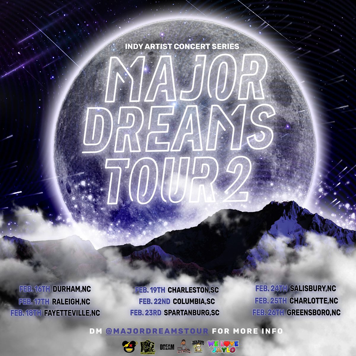 MAJOR DREAMS TOUR II, 16 February 2023 | AllEvents