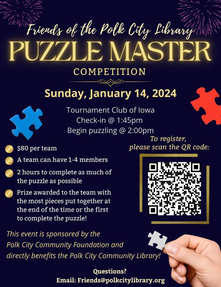 Polk City Friends of the Library Puzzle Master Competition, Tournament ...