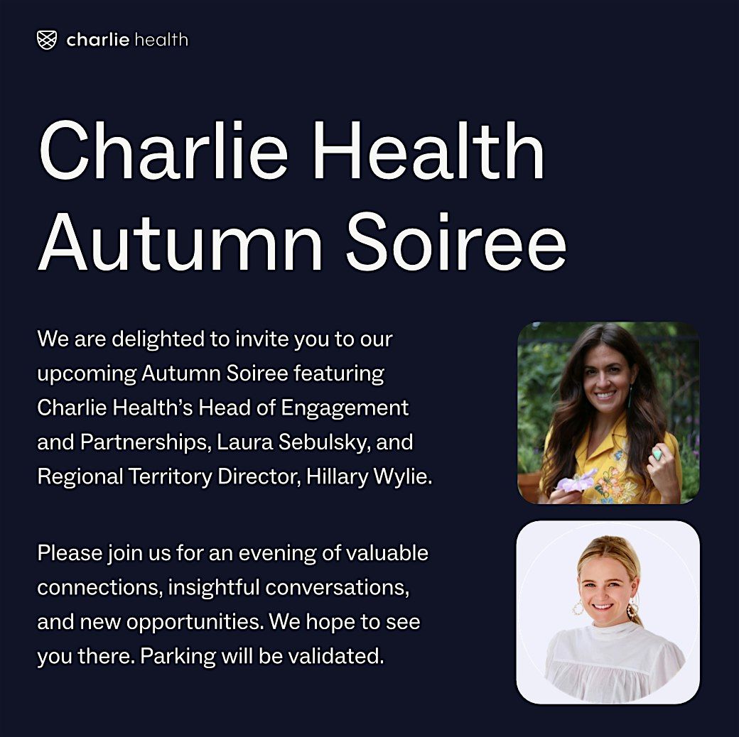 Charlie Health Autumn Soiree, 6550 Bertner Conference Center, Houston ...
