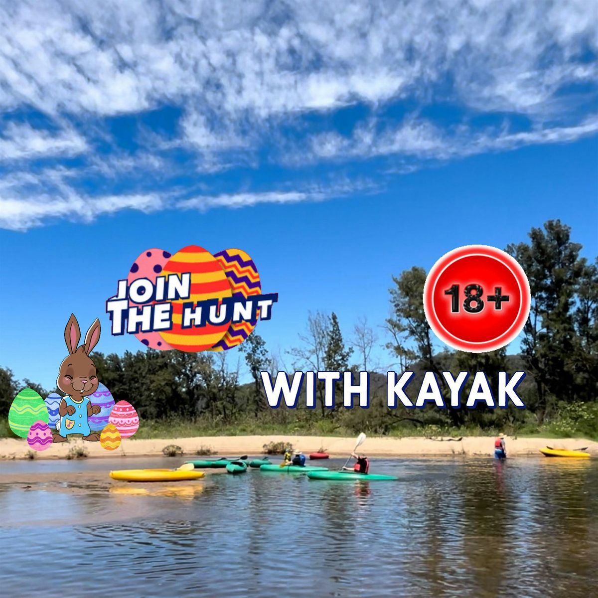 Eggcellent Kayak Easter Hunt For Adults, 335-371 Devlin Rd, Castlereagh ...