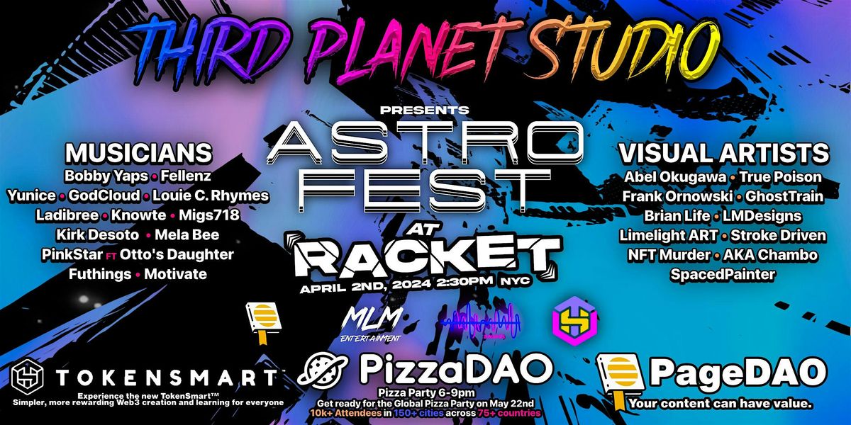 ASTRO FEST 2024, Racket NYC, New York, 2 April 2024 | AllEvents.in