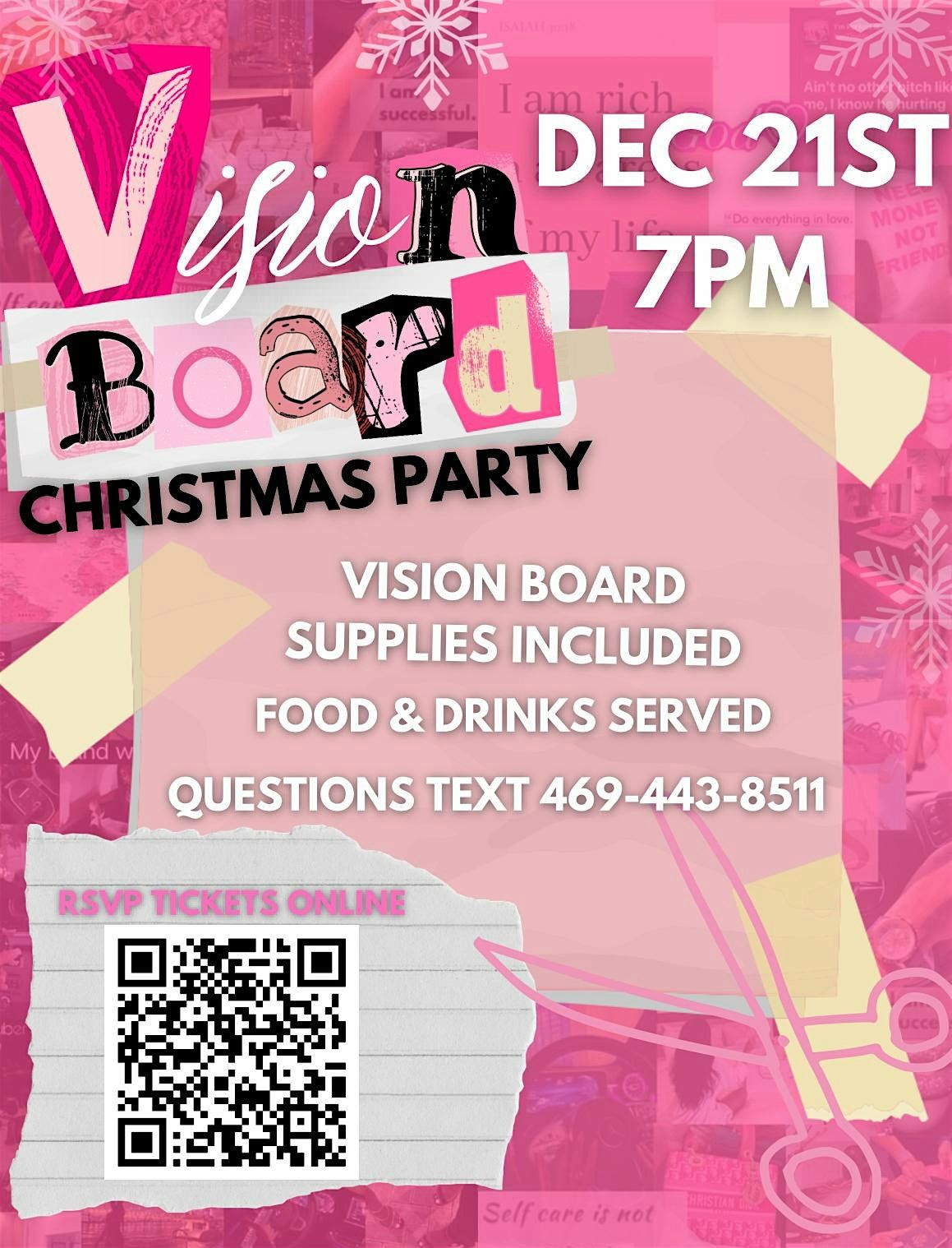 2025 VISION BOARD & CHRISTMAS PARTY, 21 December 2024 | AllEvents