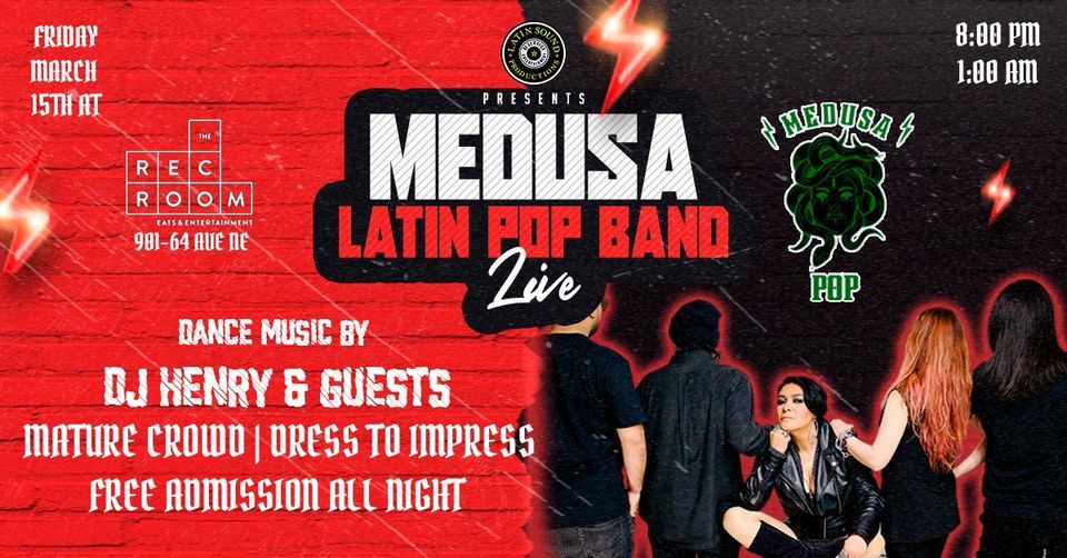 MEDUSA LATIN POP Band @ THE REC ROOM, The Rec Room (Deerfoot City ...