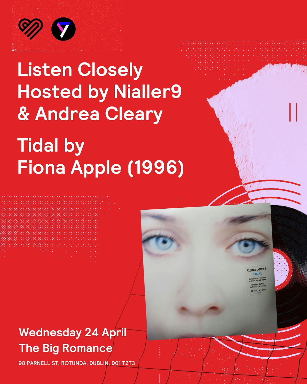 Fiona Apple - Tidal (1996) [Listening Party], The Big Romance, Dublin 1 ...