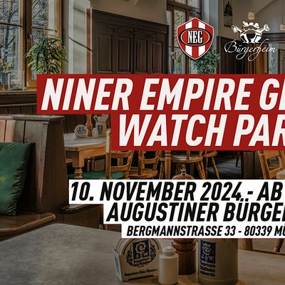 Niner Empire Germany Watch Party in München: Buccaneers vs. 49ers ...