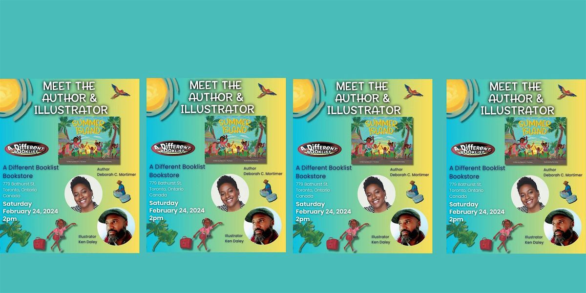 Meet the Author & Illustrator Event, A Different Booklist, Toronto, 24 ...