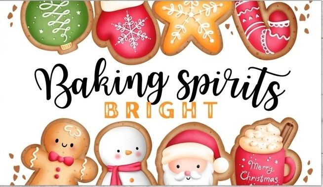 Baking Spirits Bright Christmas Cookie Decorating Party, Get Messy NL ...