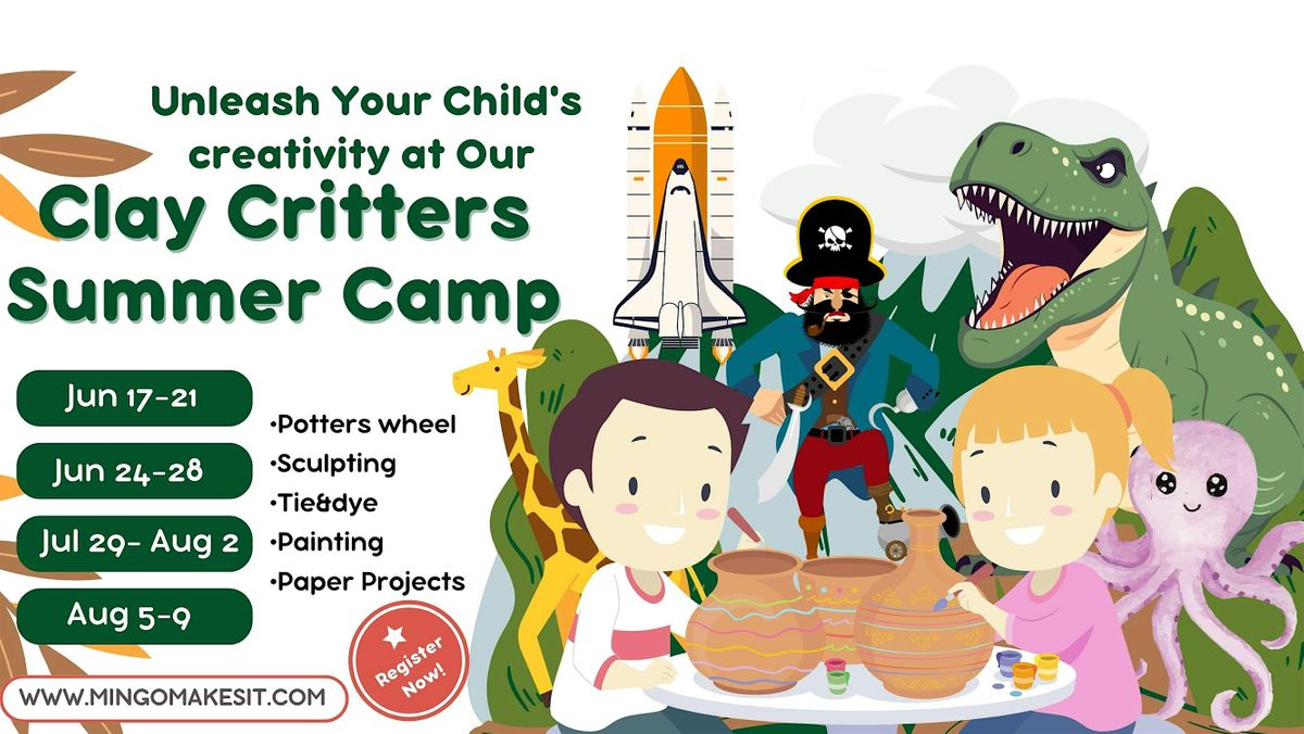 CLAY CRITTERS SUMMER CAMP, Mingo Pottery Studio, Fort Lauderdale, 17 ...