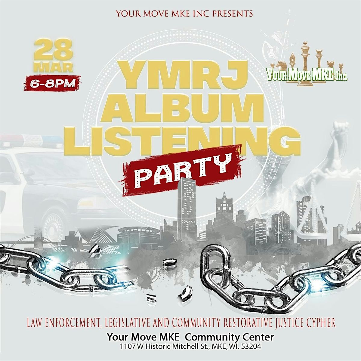 YMRJ Album Listening Party/Panel, Your Move MKE Community Center ...
