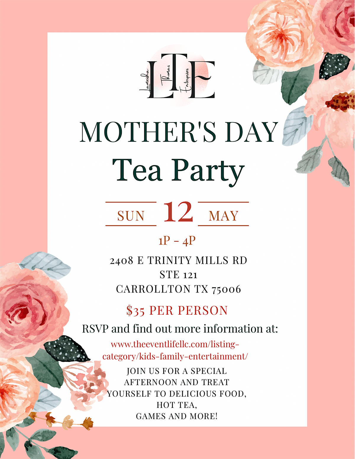 Indulge in a Magical Mothers Day Tea Party with Music and Games!, The ...