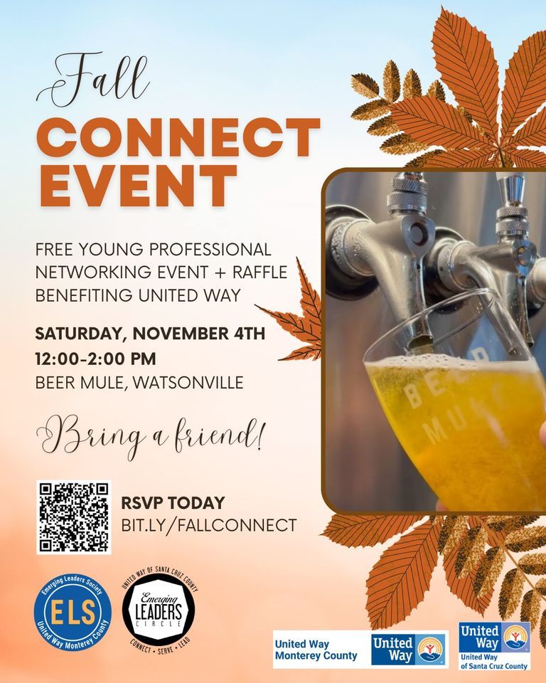 Fall Connect Event, 45 Aviation Way, Watsonville, CA 95076, November 4 ...