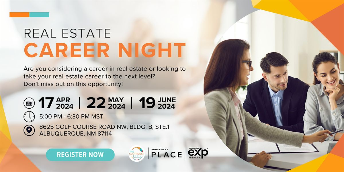 Real Estate Career Night - Building 6 Figure Careers in Real Estate ...
