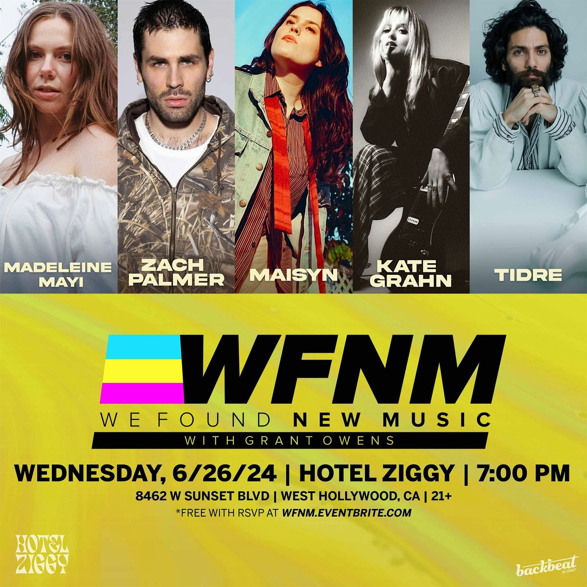 Maisyn, Zach Palmer, Kate Grahn, Madeleine Mayi, TIDRE, BACKBEAT ON ...