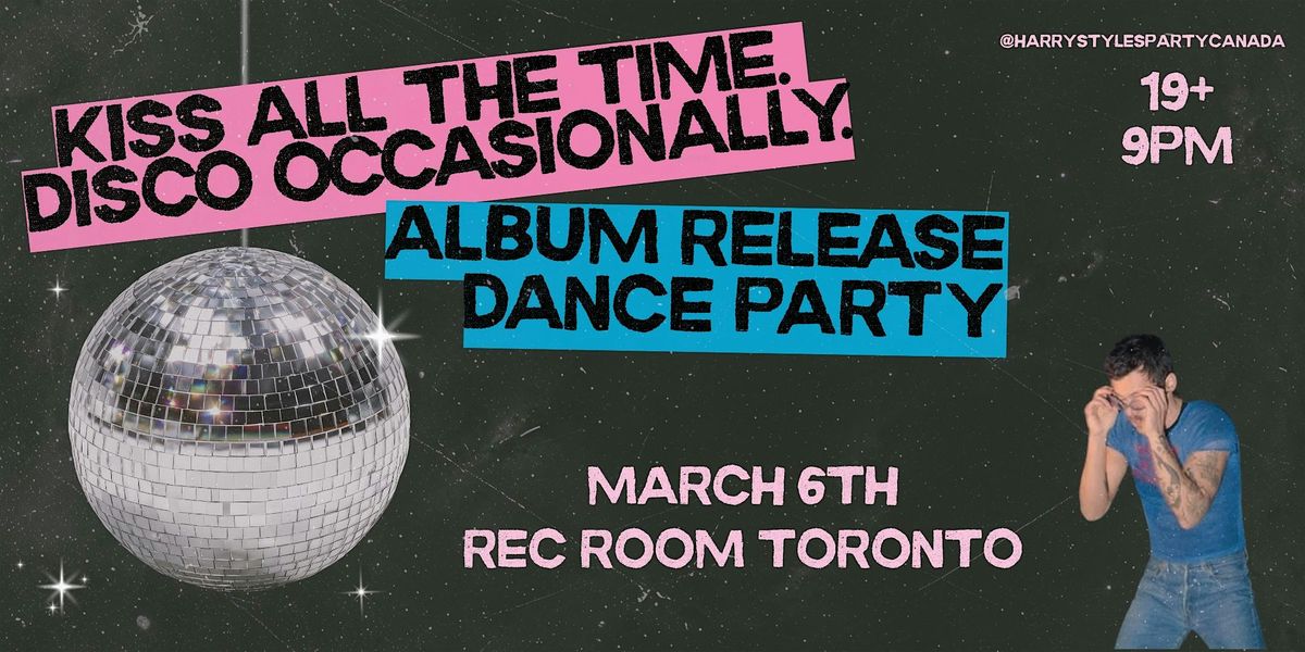 Kiss All The Time. Disco, Occasionally Album Release Dance Party, The ...