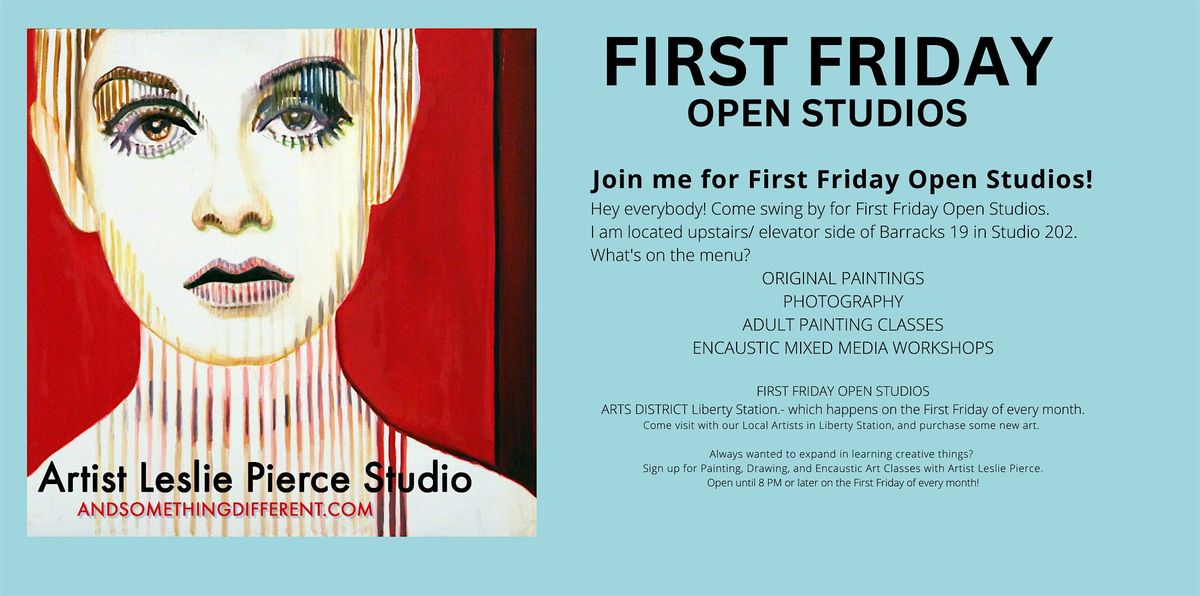 First Friday Open Studios @ Liberty Station- with Artist Leslie Pierce ...