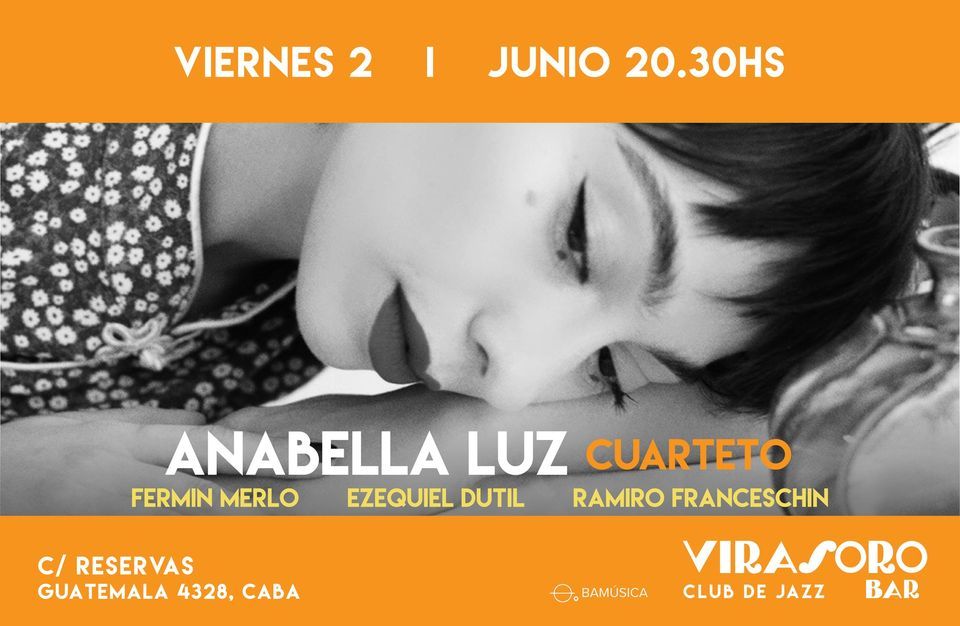 ANABELLA LUZ CUARTETO, Virasoro Bar, San Martin, June 2 2023 | AllEvents.in