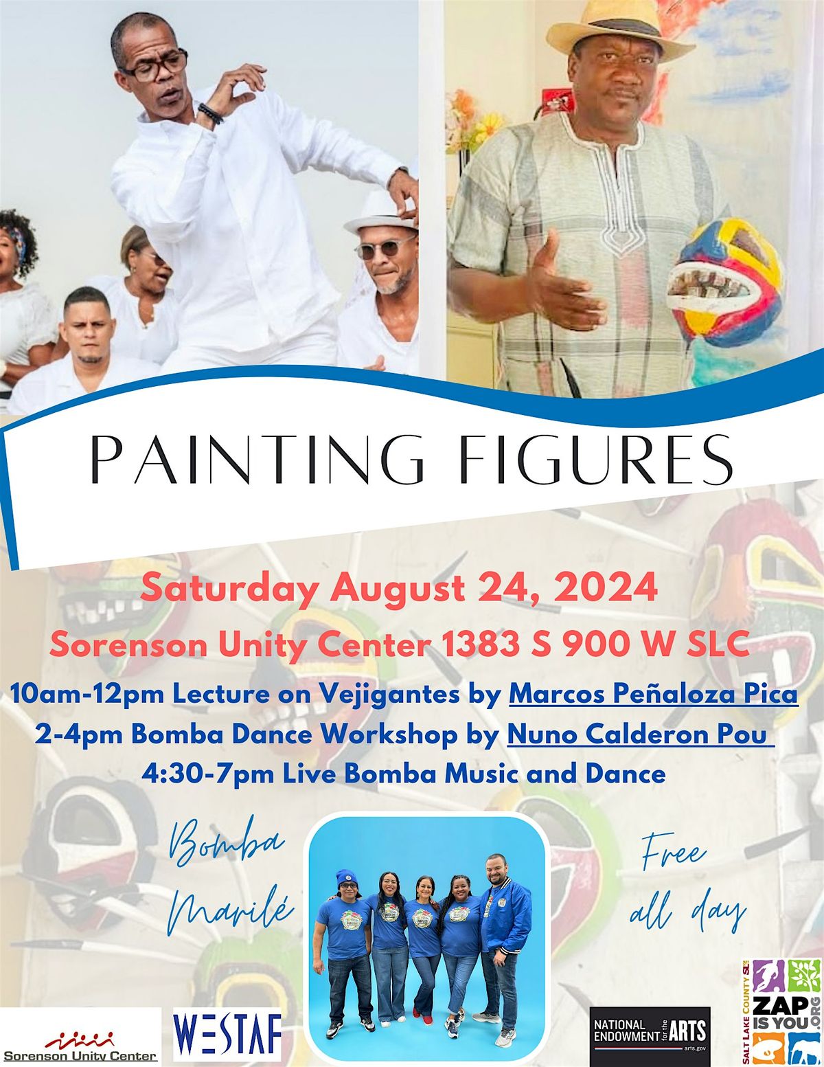 Painting Figures, Sorenson Unity Center, Salt Lake City, 24 August 2024 ...