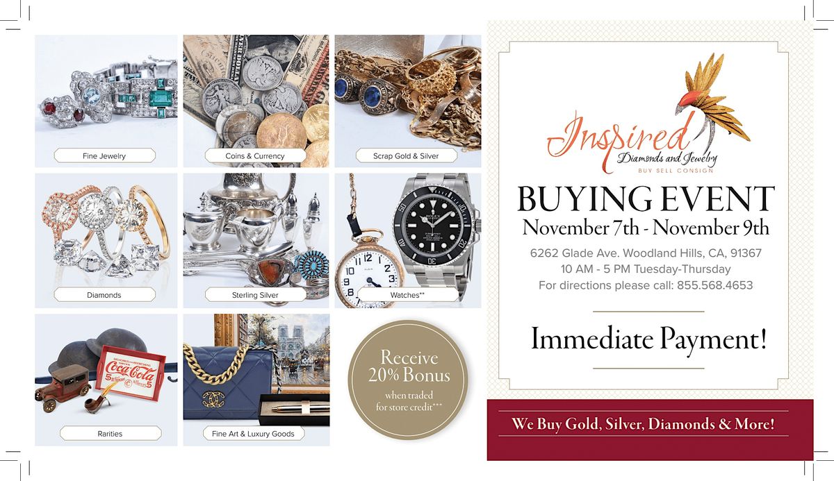 Free Buying Event: Inspired Diamonds and Jewelry, Inspired Diamonds And ...