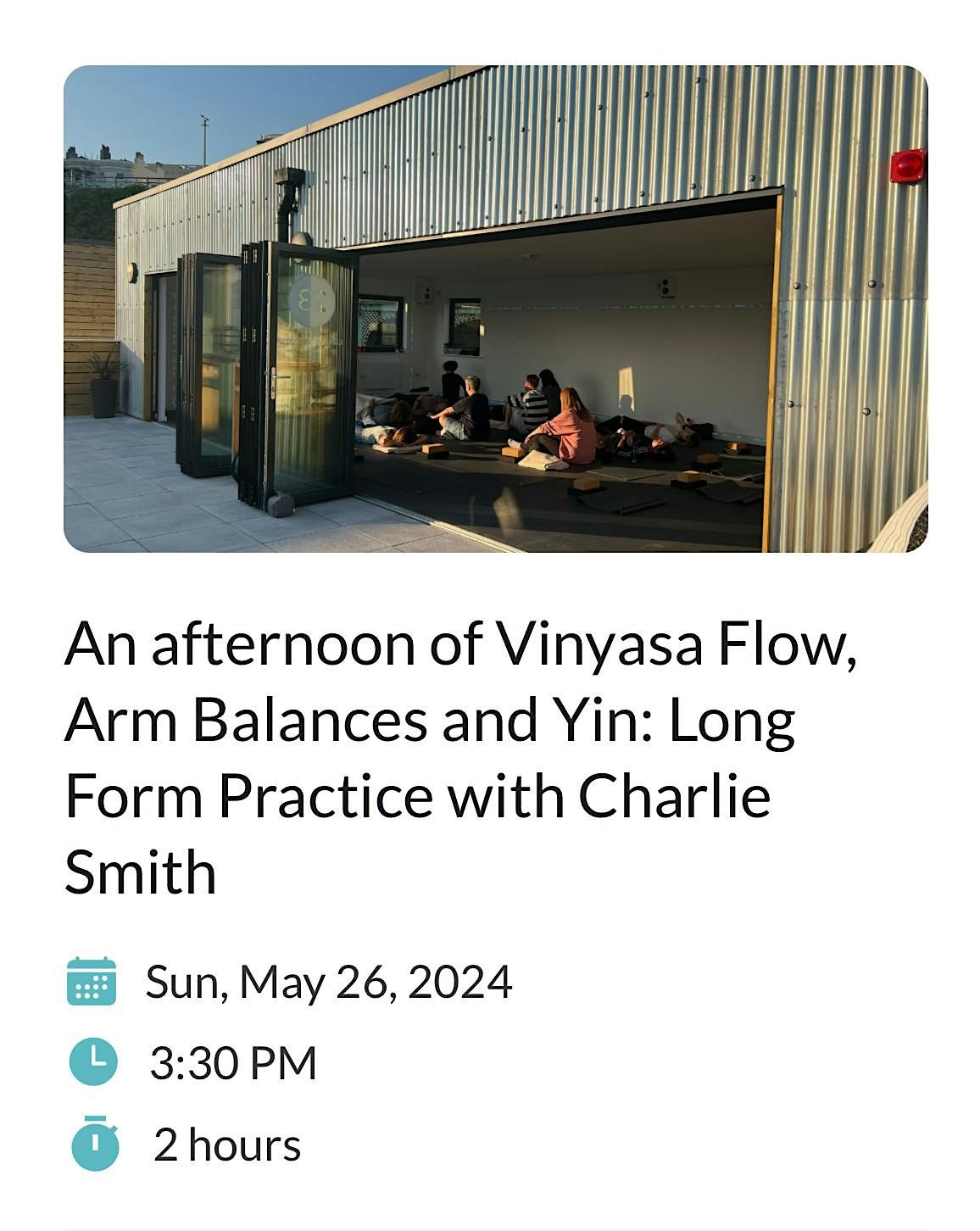 An afternoon of vinyasa flow, arm balances and yin: long form practice ...