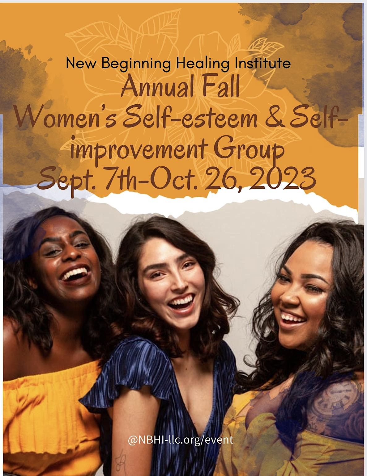 Fall Women’s Self-esteem & Self-improvement Group, 3900 Woodlake Blvd ...