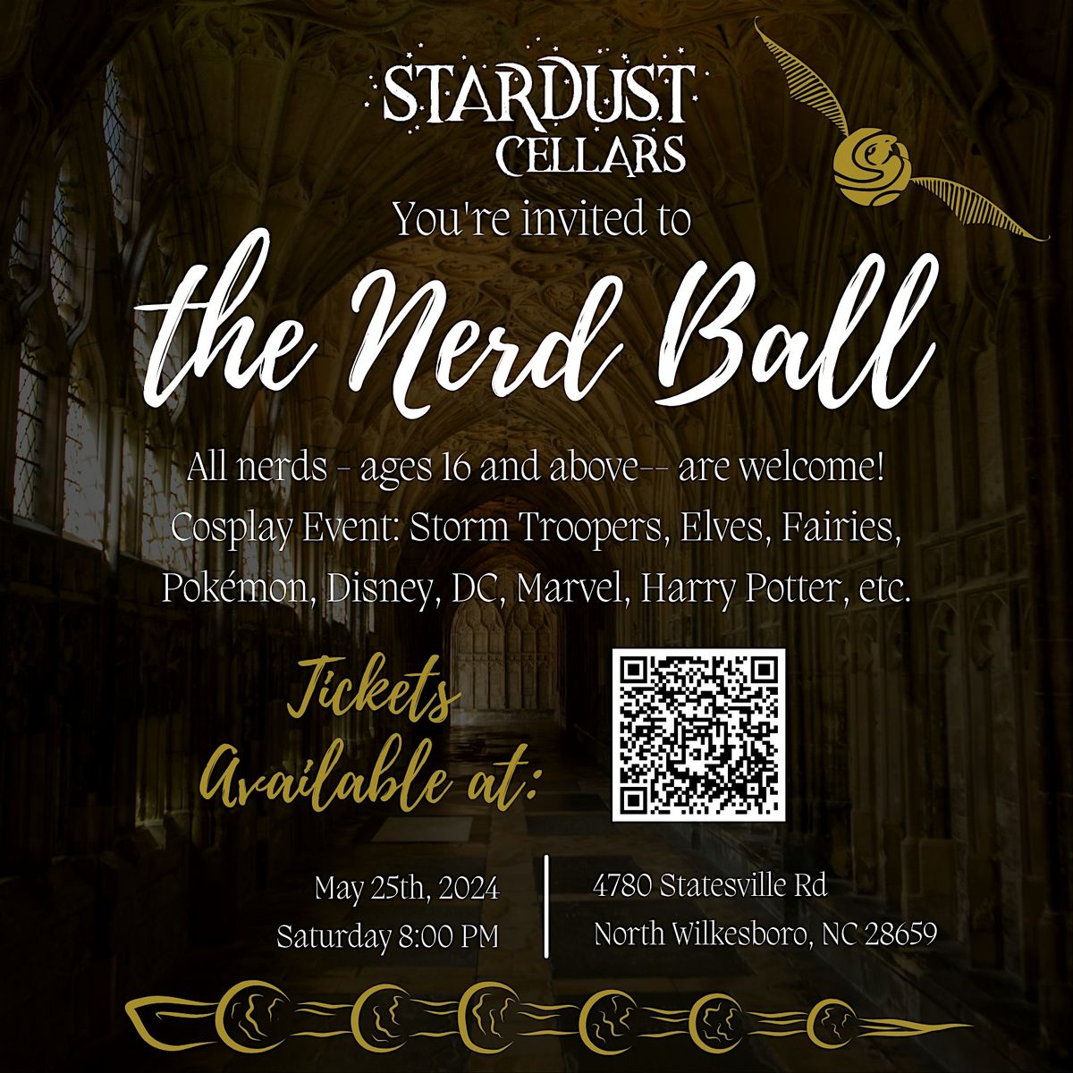 The Nerd Ball at Stardust Cellars, Stardust Cellars, North Wilkesboro ...