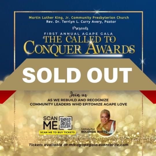 First Annual Agape Gala: THE CALLED TO CONQUER AWARDS, Sheraton ...